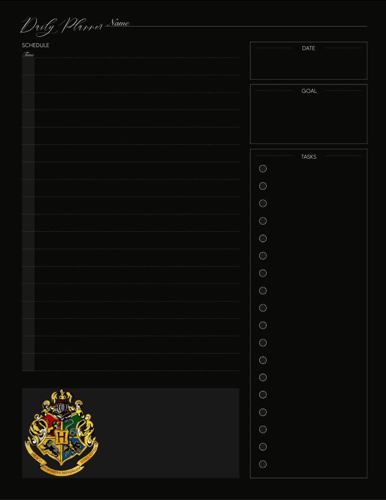 Hogwarts Planner - Notability Gallery