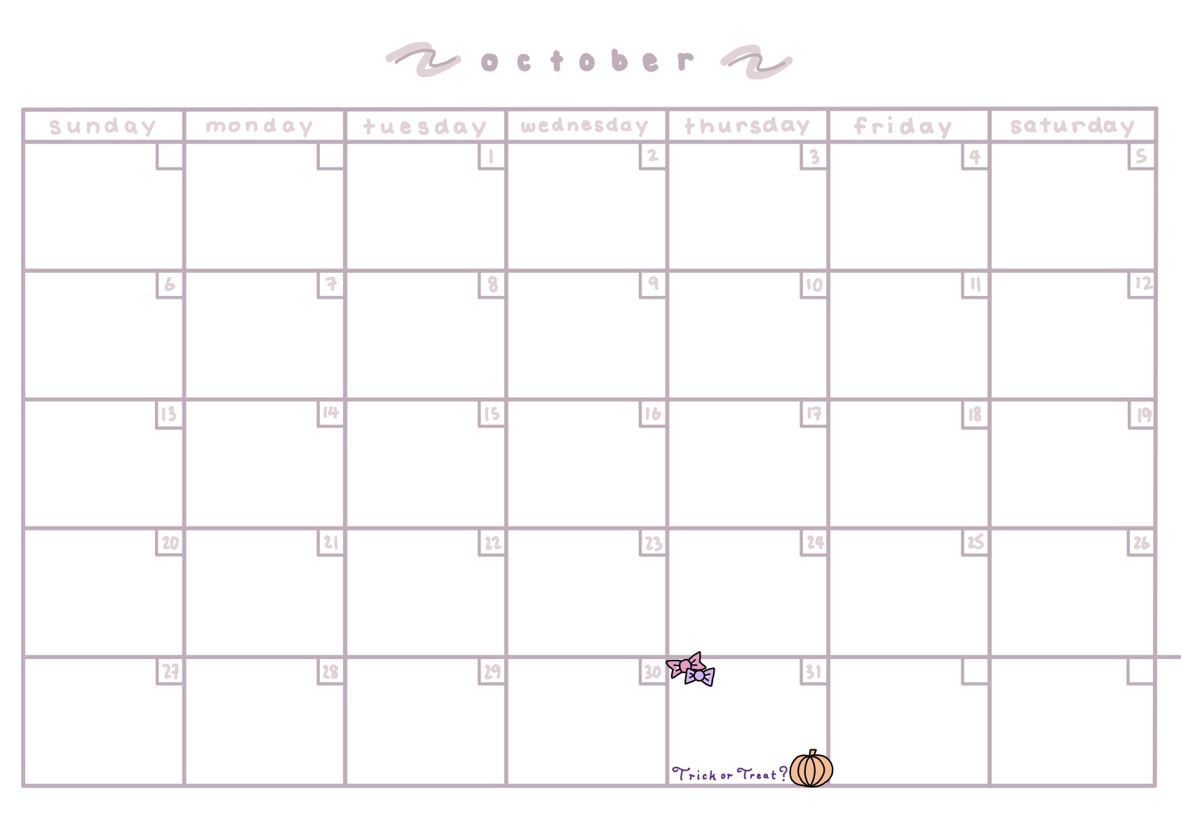 October 2024 Planner - Notability Gallery