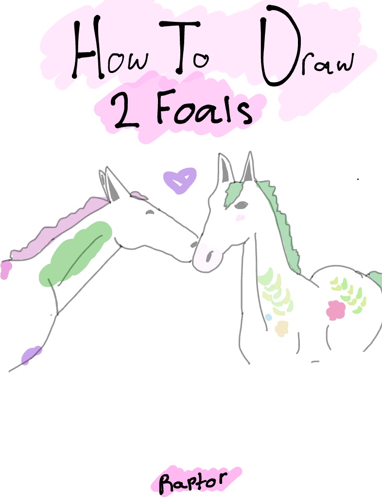 how to draw a horse jumping