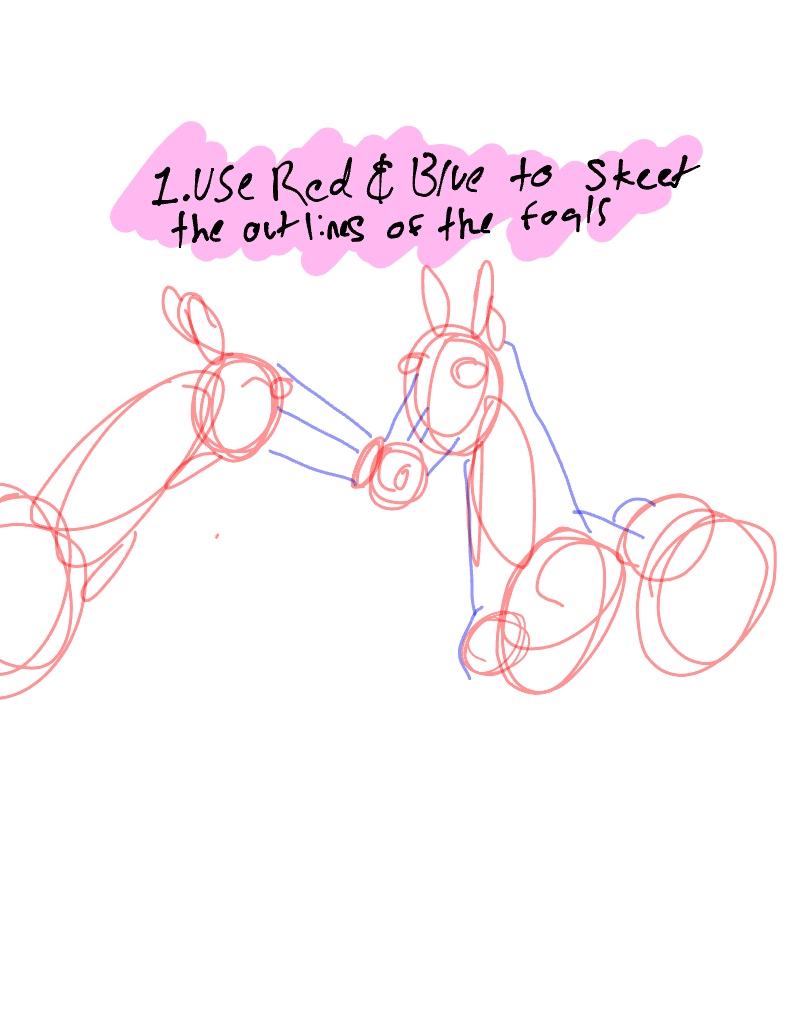 how to draw a horse jumping