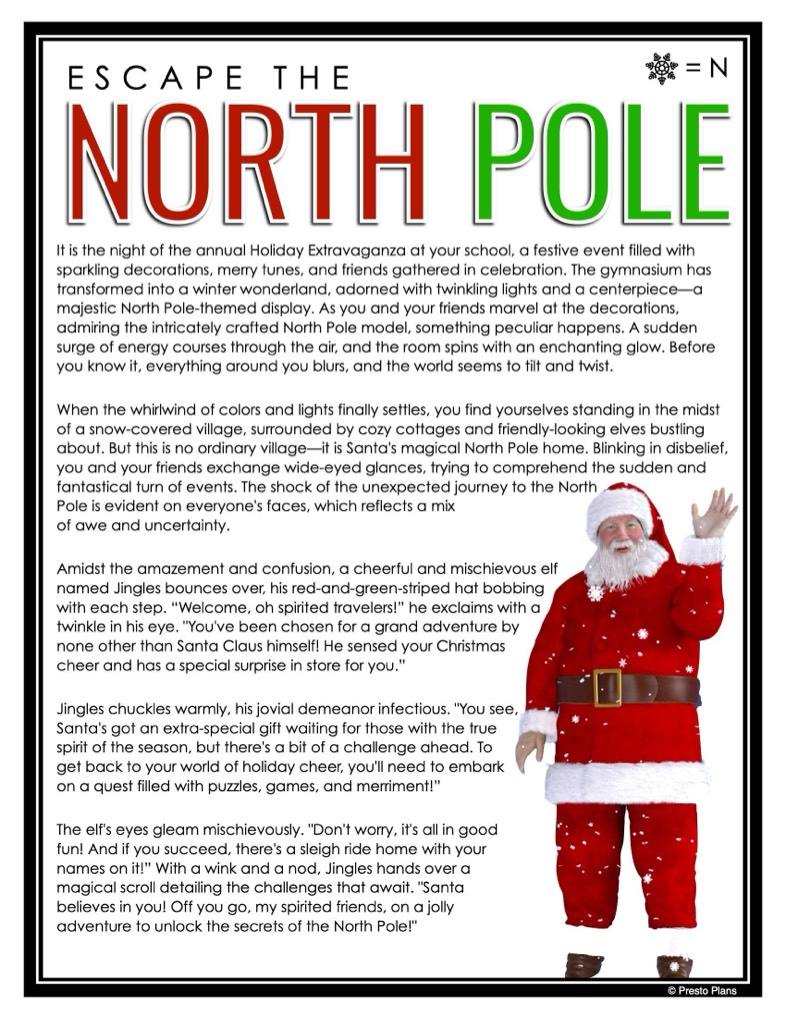 Neyland Austill - Christmas Escape Room Escape The North Pole Digital ...