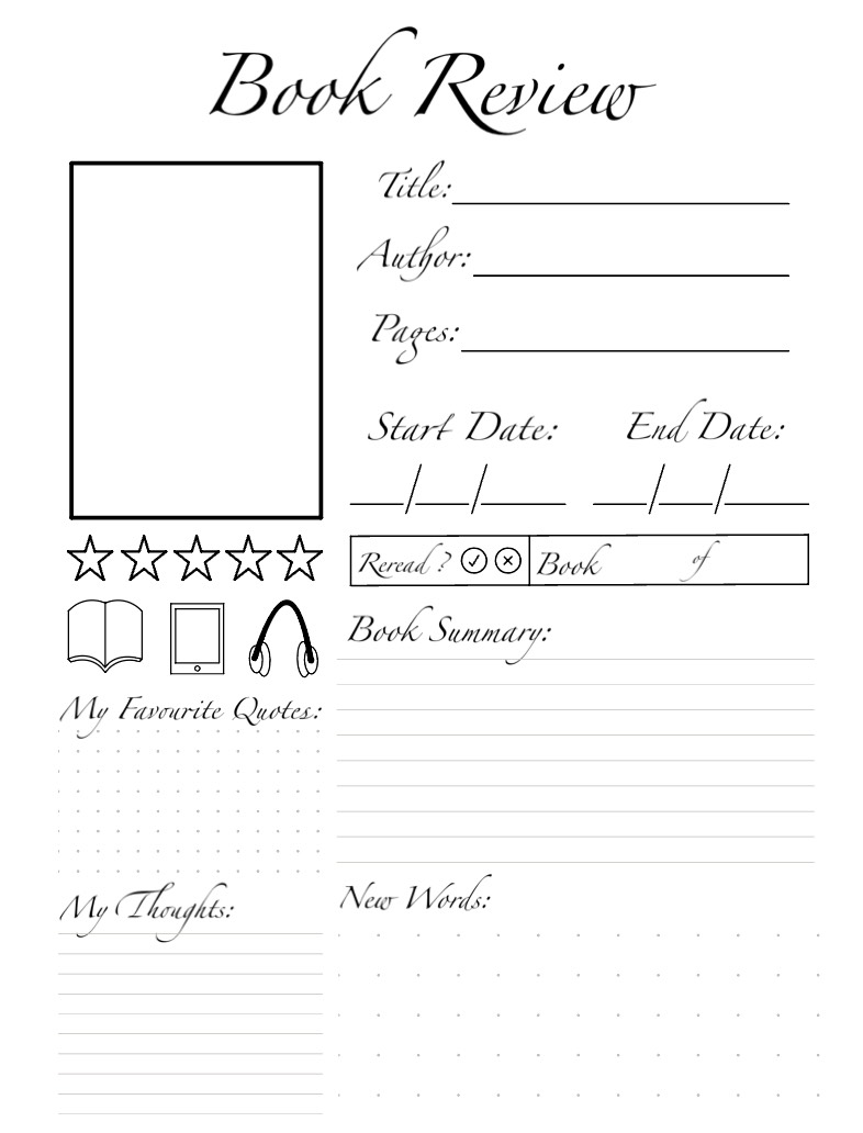 Book Review & Tracker - Notability Gallery