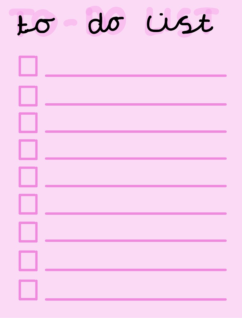 Pink To-do List 🩷🩷 - Notability Gallery