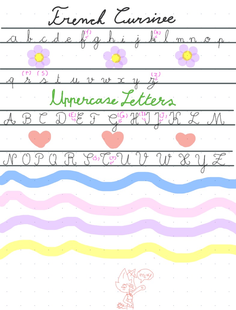 French Cursive - Notability Gallery