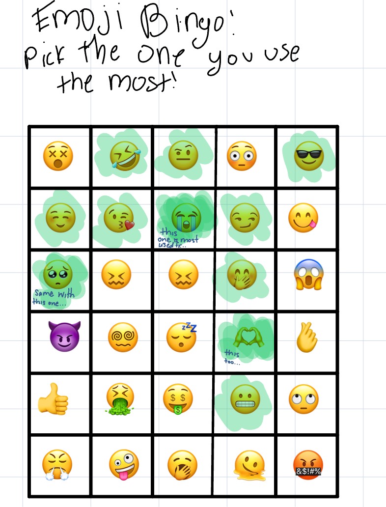 Emoji Bingo! - Notability Gallery
